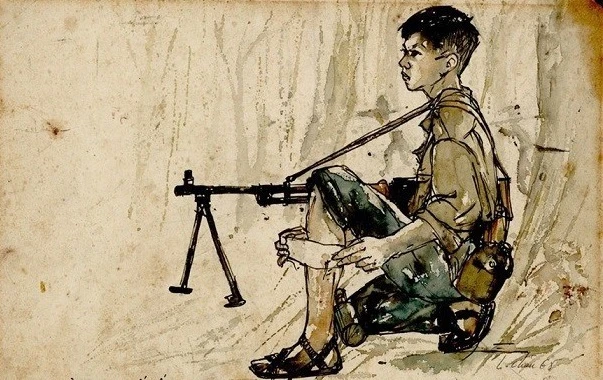 南方解放国家统一47周年：《南方抗战素描》专题展开展 | Vietnam+ (VietnamPlus)