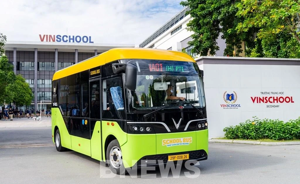 School Bus汇聚越南三大绿色交通品牌的优势 | Vietnam+ (VietnamPlus)